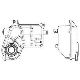 Mahle Ausgleichsbeh&auml;lter, K&uuml;hlmittel CRT 25 000S mit K&uuml;hlmittelstandsensor schwarz f&uuml;r VW CUPRA AUDI 8E0121403D