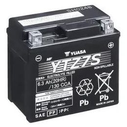 Yuasa YTZ7S 12V 6Ah 130A Starterbatterie f&uuml;r HONDA 31500-HP1-601 31500HP1601
