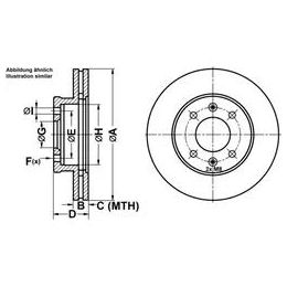 ATE Bremsensatz-Vorderachse IJF141AUC7 Bremsensatz, Scheibenbremse vorne rechts links bel&uuml;ftet 241mm f&uuml;r HYUNDAI KIA 51712-1C000 58101-1CA10 58101-1CA