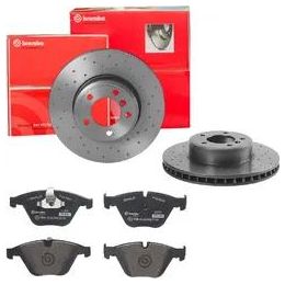 Brembo Bremsensatz-Vorderachse XTRA LINE SK8K0F6MB7 Bremsensatz, Scheibenbremse vorne rechts links Gelocht/innenbel. 324mm f&uuml;r BMW 34116864906 3411686
