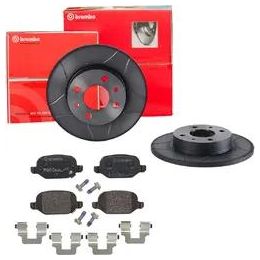 Brembo Bremsensatz, Scheibenbremse sk8k0f9v23 Hinterachse Geschlitzt 240mm 11mm f&uuml;r FORD FIAT ZASTAVA LANCIA ALFA ROMEO ABARTH CHRYSLER