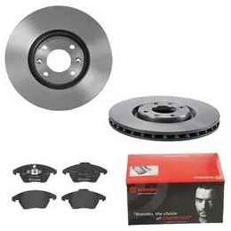 Brembo Bremsensatz-Vorderachse COATED DISC LINE / STANDARD IJDTIDD5T2 Bremsensatz, Scheibenbremse vorne rechts links innenbel&uuml;ftet 302mm f&uuml;r CITRO&Euml;N (