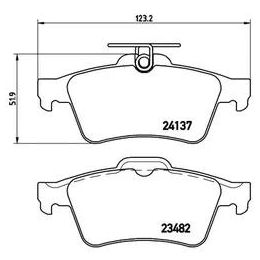 Brembo Bremsensatz, Scheibenbremse sizw2np1r4 Hinterachse voll 300mm 25mm f&uuml;r VOLVO CITRO&Euml;N FORD (CHANGAN) OPEL GENERAL MOTORS PONTIAC SAAB MAZDA