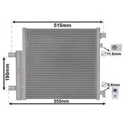 Van Wezel Kondensator, Klimaanlage 81005140 f&uuml;r CHEVROLET 96676342 94554553 95963188