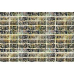 Livingwalls Fototapete LIVING WALLS "Walls by Patel Factory", gelb, B:4m L:2,7m, Vlies, Tapeten, Vlies, Wand