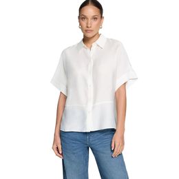 Zero Damen Hemdbluse "Damen mit &uuml;berschnittenen &Auml;rmeln", wei&szlig;, Gr. 38, Obermaterial: 86% Viskose, 14% Polyester, Blusen