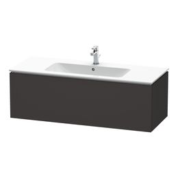 Duravit Waschtischunterschrank L-Cube 122x48,1cm, graph matt, 1 Ausz., wandh&auml;ngend (LC614308080)