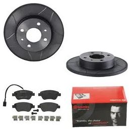 Brembo Bremsensatz, Scheibenbremse 142054318 Hinterachse Geschlitzt 240mm 11mm f&uuml;r Ford ABARTH Fiat ALFA ROMEO