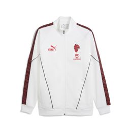 Puma Herren Sweatjacke "AC Milan KING Anthem Jacke Herren", rot, Gr. XL, Obermaterial: 63% Polyester, 37% Baumwolle. Taschenfutter: 100% Polyester.