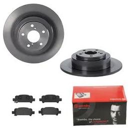 Brembo Bremsensatz-Hinterachse COATED DISC LINE / STANDARD IJDTIDK376 Bremsensatz, Scheibenbremse hinten rechts links voll 290mm f&uuml;r MITSUBISHI SAAB S