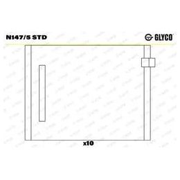 GLYCO Nockenwellenlager N147/5 STD f&uuml;r VAG 038103673B 038103673A