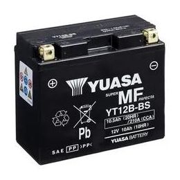 Yuasa YT12B 12V 10Ah 210A Starterbatterie 11Ah f&uuml;r TRIUMPH MOTORCYCLES DUCATI YAMAHA KAWASAKI APRILIA PIAGGIO VESPA BIMOTA