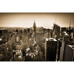 Fototapete papermoon "New York Sepia", bunt, B:5m L:2,8m, Vlies, Tapeten