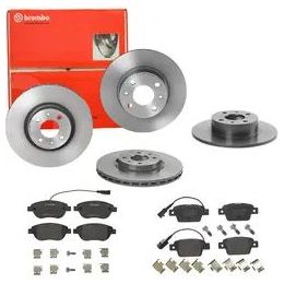 Brembo Bremsensatz-Vorn und hinten SG00000EDX Bremsensatz, Scheibenbremse vorne rechts links innenbel&uuml;ftet 284mm f&uuml;r ALFA ROMEO PEUGEOT GENERAL MOTORS