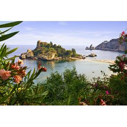 Fototapete papermoon "Taormina Meer", bunt, B:4,5m L:2,8m, Vlies, Tapeten