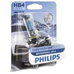 Philips HB4 WhiteVision ultra (1 Stk.) 9006WVUB1 Gl&uuml;hlampe, Fernscheinwerfer,Gl&uuml;hlampe, Hauptscheinwerfer,Gl&uuml;hlampe, Nebelscheinwerfer,Gl&uuml;hlampe 12V f