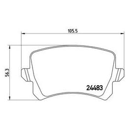 Brembo Bremsensatz-Vorn und hinten SG00000EL9 Bremsensatz, Scheibenbremse vorne rechts links innenbel&uuml;ftet 282mm f&uuml;r SKODA VW (SVW) QOROS SEAT (FAW) A