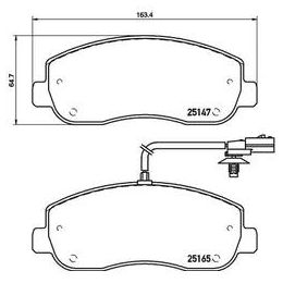 Brembo Bremsensatz-Vorn und hinten SG00000EUA Bremsensatz, Scheibenbremse vorne rechts links innenbel&uuml;ftet 305mm f&uuml;r RENAULT VAUXHALL NISSAN OPEL 9552