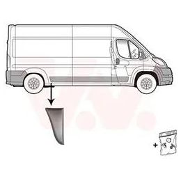 Van Wezel Zier-/Schutzleiste, Seitenwand 1651416 hinten rechts Dunkelgrau f&uuml;r FIAT 735422846