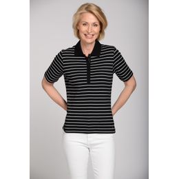 Clarina Damen T-Shirt "HEINRICH", schwarz, Gr. 46, gestreift, Obermaterial: 100% Baumwolle., Shirts, Pima Cotton Interlock