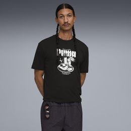 Puma Herren T-Shirt "Graphic Relaxed Breakfast T-Shirt Herren"schwarz, Gr. XL, bedruckt, Obermaterial: 100% Baumwolle. Rippe: 80% Baumwolle, 20%