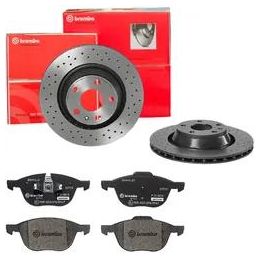 Brembo Bremsensatz-Vorderachse XTRA LINE SK8K0F0DO3 Universal vorne rechts links Gelocht/innenbel. 320mm f&uuml;r MITSUBISHI MAZDA (CHANGAN) FORD ASIA & OC