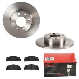 Brembo Bremsensatz-Vorderachse IJDTIDDQX3 Bremsensatz, Scheibenbremse vorne rechts links voll 227mm f&uuml;r ZASTAVA SKODA VW SEAT FSO FIAT AUDI LANCIA AUT
