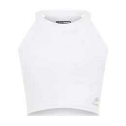 Plein Sport Damen Tanktop "Tank Top PS"01, wei&szlig;, Gr. S, Obermaterial: 70% Nylon, 30% Lycra; Futter: 87% Polyester, 13% Elasthan, Tops