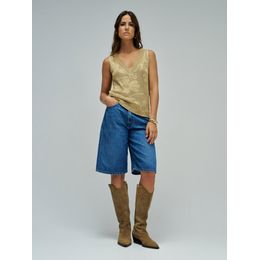 Salsa Jeans Tops Damen Gr&ouml;&szlig;e M gold