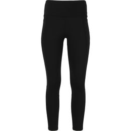 ENDURANCE ATHLECIA ATHLECIA Damen Trainingstights "Aliya", schwarz, Gr. 34, unifarben, 75% Nylon, 25% Elasthan, Hosen, im stretchy Design mit flachen N&auml;hten