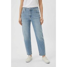 5-Pocket-Jeans MAC "DANNI", Damen, Gr. 38, N-Gr, scissor blau used, Denim/Jeans, Obermaterial: 78% Baumwolle, 12% Lyocell, 7% Elastomultiester, 3% Elasthan, unifarben, normal lang, Jeans 5-Pocket-Jeans, mit Stretch