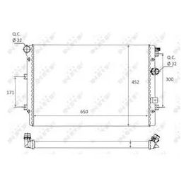 NRF K&uuml;hler, Motork&uuml;hlung 58464 f&uuml;r VW SEAT 5N0121253L 5N0121253M 5N0121253F