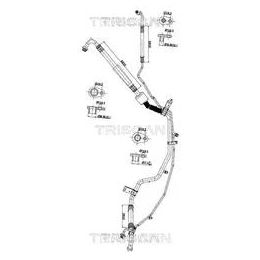 TRISCAN Hochdruck-/Niederdruckleitung, Klimaanlage 9010 28088 mit Dichtungen f&uuml;r PEUGEOT CITRO&Euml;N OPEL DS 3640906 9812141680 9818091880