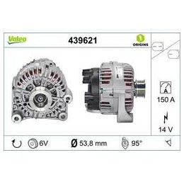 Valeo Generator NEW ORIGINAL PART 439621 14V 150A f&uuml;r BMW 12317800308 12317802928