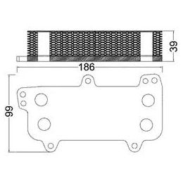 Mahle &Ouml;lk&uuml;hler, Motor&ouml;l CLC 187 000S f&uuml;r VW CUPRA AUDI 070117021D