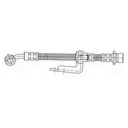 A.B.S. Bremsschlauch SL 5009 vorne links f&uuml;r HONDA 01465-S10-010