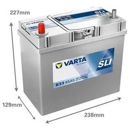 Varta Starterbatterie DYNAMIC SLI 12 V, 45 Ah, 330 A 545157033K262 12V 45Ah 330A f&uuml;r SUZUKI FIAT / LANCIA TOYOTA SUBARU NISSAN HONDA 288005452483 3361