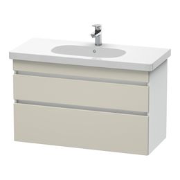 Duravit Waschtischunterschrank DuraStyle 100x45,3cm, tau/we ma, 2 SchKa., wandh&auml;ngend (DS648509118)