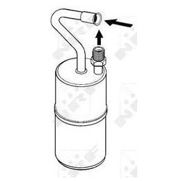 NRF Trockner, Klimaanlage EASY FIT 33063 &Oslash;89mm 89mm f&uuml;r VOLVO 9134705 9137405 3545554