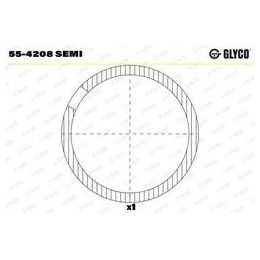 GLYCO Lagerbuchse, Pleuel 55-4208 SEMI f&uuml;r MITSUBISHI HYUNDAI KIA
