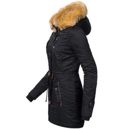 Navahoo Damen Wintermantel "La Viva", schwarz, Gr. XXXL, Obermaterial: 100% Nylon. Futter: 100% Polyester. Wattierung: 100% Polyester. &Auml;rmelfutter: