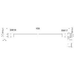 ATE Bremsschlauch 83.6401-0159.3 f&uuml;r PEUGEOT FIAT CITRO&Euml;N 46786435 4806C4 71736960