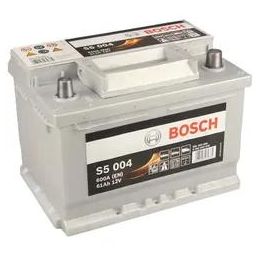 Bosch Starterbatterie S5 12 V, 61 Ah, 600 A 0 092 S50 040 12V 61Ah 600A f&uuml;r SKODA ALFA ROMEO SUZUKI VW SEAT AUDI DAF PORSCHE VOLVO BMW NISSAN OPEL REN
