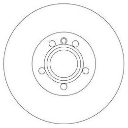 TRW Bremsscheibe DF4323 vorne rechts links bel&uuml;ftet 300mm f&uuml;r SKODA VW SEAT AUDI FORD YM21-1125-BA 7D0615301 1141782