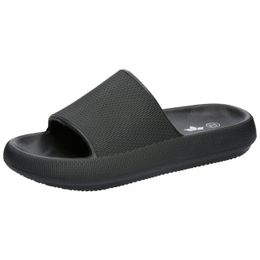 Badesandale Lico "Badesandale Hawaii", Herren, Gr. 41, schwarz, Gummi, Schuhe