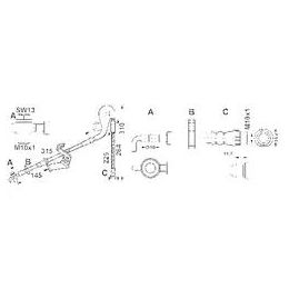 ATE Bremsschlauch 24.5161-0314.3 vorne links mit Rohrleitung f&uuml;r PEUGEOT CITRO&Euml;N 4806J3