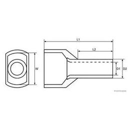 Herth+Buss ELPARTS Quetschverbinder 50252184 Blau 2,9mm