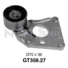 SNR Spannrolle, Zahnriemen GT359.27 70mm f&uuml;r RENAULT PEUGEOT FIAT CITRO&Euml;N LANCIA 0823-10 0829-C5 9630535380