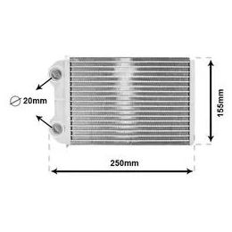 Van Wezel W&auml;rmetauscher, Innenraumheizung 06006426 f&uuml;r BMW 64111497527