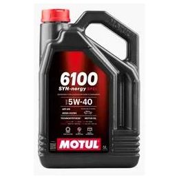 Motul 6100 SYN-NERGY SPEC 5W-40 [5L] 112927 Motor&ouml;l f&uuml;r RENAULT FIAT PEUGEOT ALFA ROMEO VOLVO NISSAN FERRARI CHRYSLER CITROEN PIAGGIO LANCIA SKODA HYU